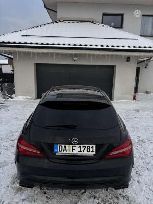 Black Mercedes-Benz CLA 45 AMG 2017 in Vilnius, with an engine capacity of 1.99 L and mileage of 211 thousand km for 23700 €, photo 6 on AUTOMOTO.COM.LV