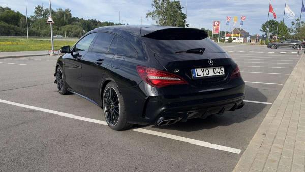 Melns Mercedes-Benz CLA 45 AMG 2016 Kauņa, ar dzinēja tilpumu 1.99 L un nobraukumu 128 tūkst. km par 23000 €, foto 5 vietnē AUTOMOTO.COM.LV