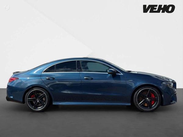 Blue Mercedes-Benz CLA 45 AMG 2020 in Vilnius, with an engine capacity of 1.99 L and mileage of 97 thousand km for 37900 €, photo 6 on AUTOMOTO.COM.LV