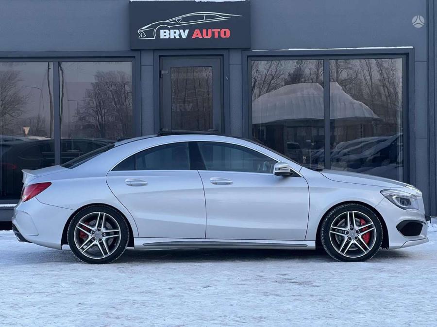 Pelēks Mercedes-Benz CLA 45 AMG 2015 Kėdainiai, ar dzinēja tilpumu 1.99 L un nobraukumu 226 tūkst. km par 19650 €, foto 6 vietnē AUTOMOTO.COM.LV