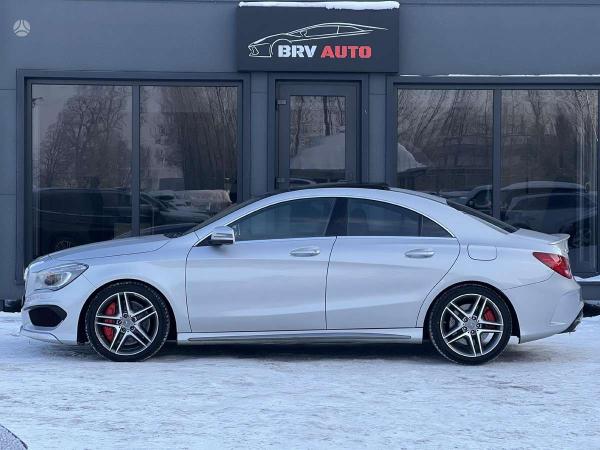 Grey Mercedes-Benz CLA 45 AMG 2015 in Kedainiai, with an engine capacity of 1.99 L and mileage of 226 thousand km for 19650 €, photo 10 on AUTOMOTO.COM.LV
