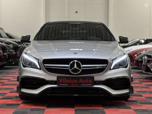 Pelēks Mercedes-Benz CLA 45 AMG 2018 Viļņa, ar dzinēja tilpumu 1.99 L un nobraukumu 94 tūkst. km par 26490 €, foto 3 vietnē AUTOMOTO.COM.LV