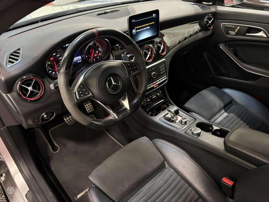 Pelēks Mercedes-Benz CLA 45 AMG 2018 Viļņa, ar dzinēja tilpumu 1.99 L un nobraukumu 94 tūkst. km par 26490 €, foto 12 vietnē AUTOMOTO.COM.LV