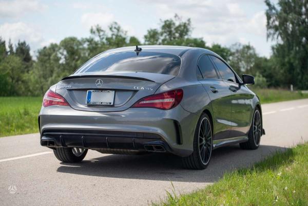 Pelēks Mercedes-Benz CLA 45 AMG 2019 Kauņa, ar dzinēja tilpumu 0.00 L un nobraukumu 113 tūkst. km par 21810 €, foto 6 vietnē AUTOMOTO.COM.LV