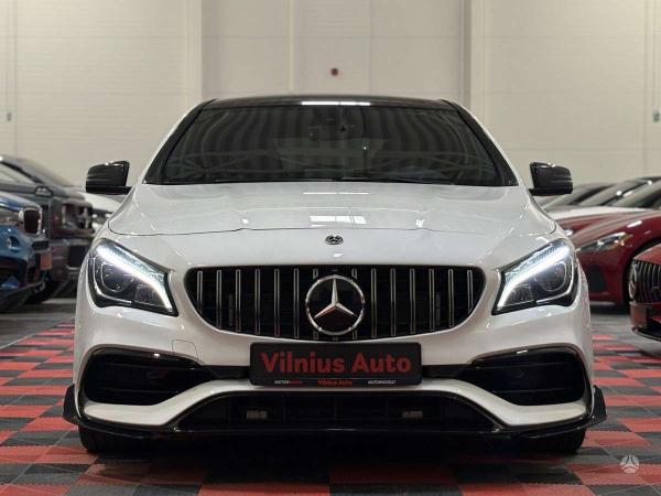 Balts Mercedes-Benz CLA 45 AMG 2019 Viļņa, ar dzinēja tilpumu 1.99 L un nobraukumu 122 tūkst. km par 24900 €, foto 3 vietnē AUTOMOTO.COM.LV