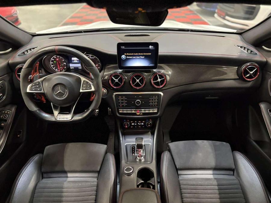 Balts Mercedes-Benz CLA 45 AMG 2019 Viļņa, ar dzinēja tilpumu 1.99 L un nobraukumu 122 tūkst. km par 24900 €, foto 20 vietnē AUTOMOTO.COM.LV