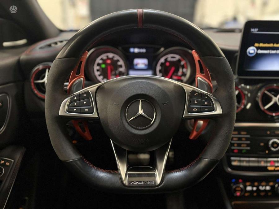 Balts Mercedes-Benz CLA 45 AMG 2019 Viļņa, ar dzinēja tilpumu 1.99 L un nobraukumu 122 tūkst. km par 24900 €, foto 22 vietnē AUTOMOTO.COM.LV