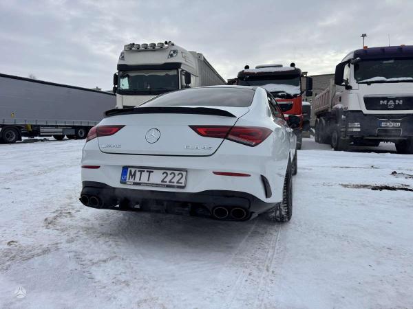 Balts Mercedes-Benz CLA 45 AMG 2020 Panevēža, ar dzinēja tilpumu 0.20 L un nobraukumu 45 tūkst. km par 44000 €, foto 3 vietnē AUTOMOTO.COM.LV