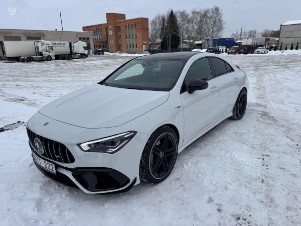 Balts Mercedes-Benz CLA 45 AMG 2020 Panevēža, ar dzinēja tilpumu 0.20 L un nobraukumu 45 tūkst. km par 44000 €, foto 5 vietnē AUTOMOTO.COM.LV