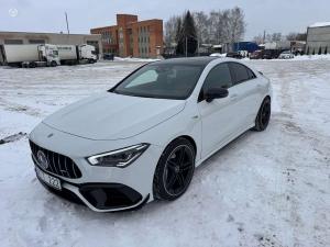Balts Mercedes-Benz CLA 45 AMG 2020 Panevēža, ar dzinēja tilpumu 0.20 L un nobraukumu 45 tūkst. km par 44000 €, foto 5 vietnē AUTOMOTO.COM.LV