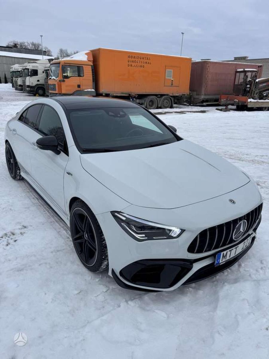Balts Mercedes-Benz CLA 45 AMG 2020 Panevēža, ar dzinēja tilpumu 0.20 L un nobraukumu 45 tūkst. km par 44000 €, foto 6 vietnē AUTOMOTO.COM.LV