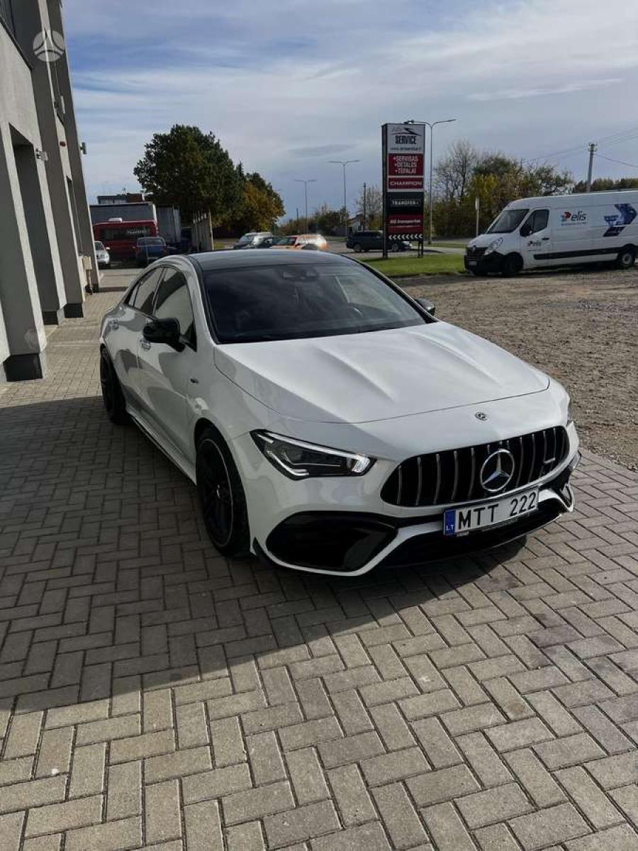 Balts Mercedes-Benz CLA 45 AMG 2020 Panevēža, ar dzinēja tilpumu 0.20 L un nobraukumu 45 tūkst. km par 44000 €, foto 10 vietnē AUTOMOTO.COM.LV