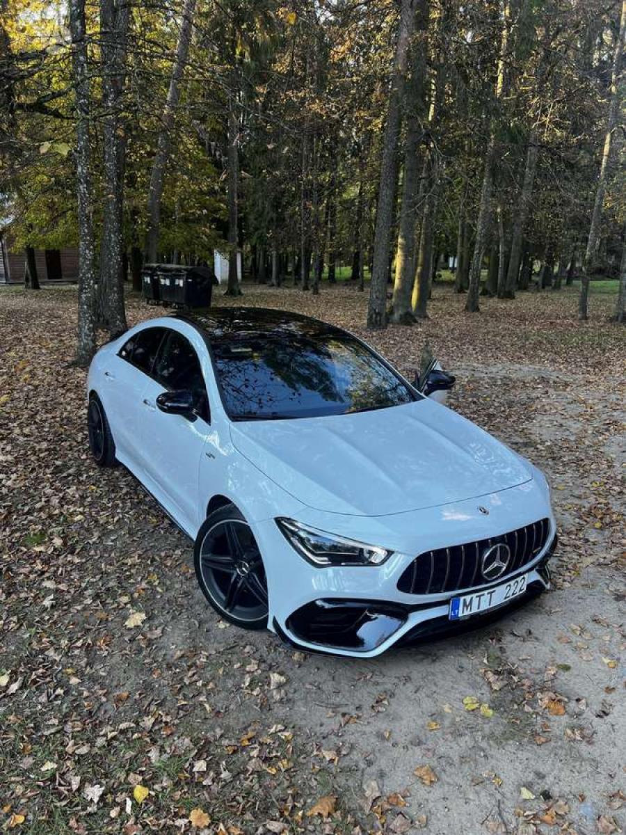 Balts Mercedes-Benz CLA 45 AMG 2020 Panevēža, ar dzinēja tilpumu 0.20 L un nobraukumu 45 tūkst. km par 44000 €, foto 16 vietnē AUTOMOTO.COM.LV