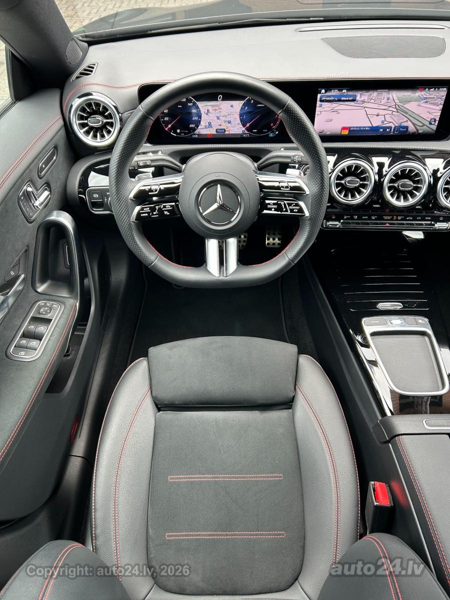 Melns Mercedes-Benz CLA-Class 2024 Tallina, ar dzinēja tilpumu 2.00 L un nobraukumu 22 tūkst. km par 34900 €, foto 13 vietnē AUTOMOTO.COM.LV