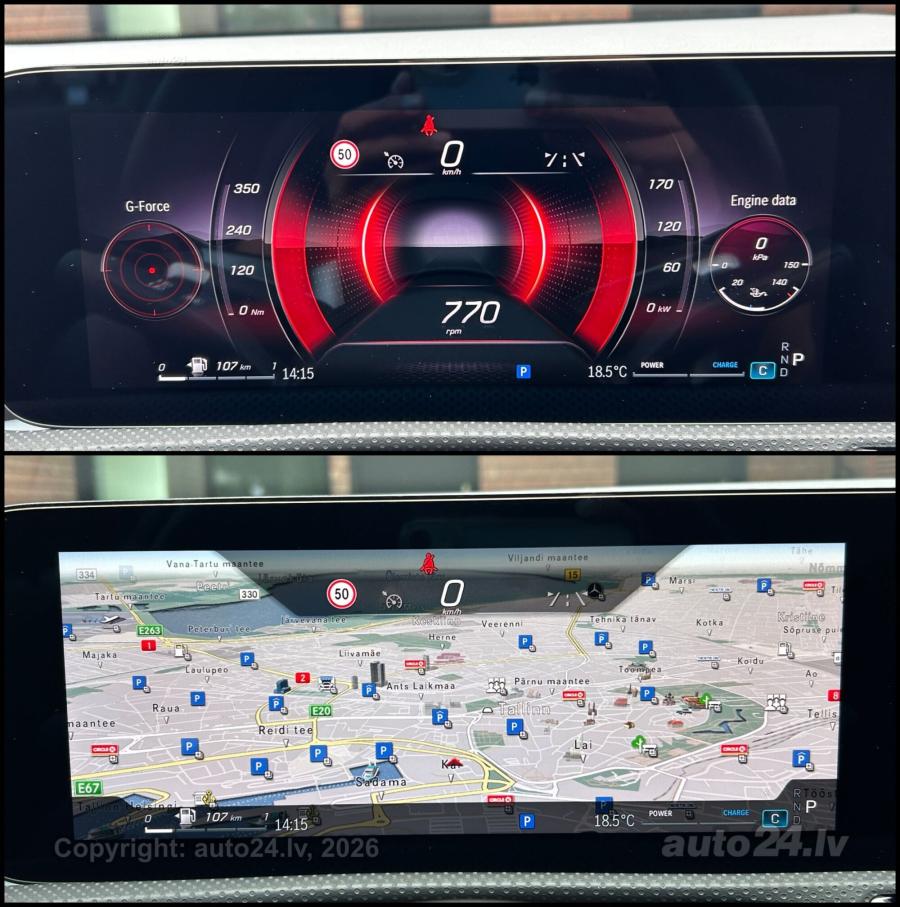 Melns Mercedes-Benz CLA-Class 2024 Tallina, ar dzinēja tilpumu 2.00 L un nobraukumu 22 tūkst. km par 34900 €, foto 21 vietnē AUTOMOTO.COM.LV