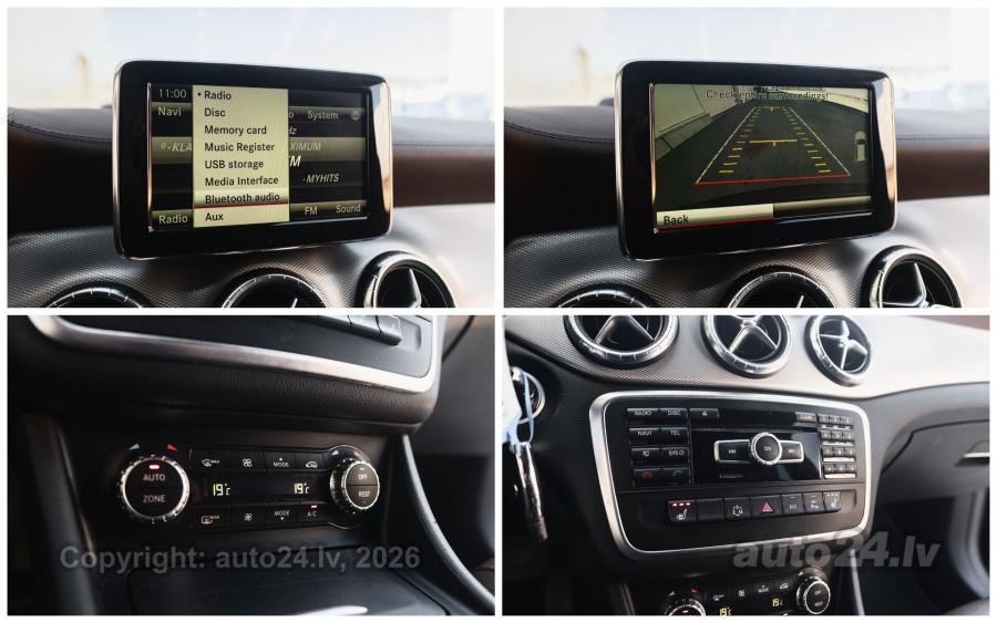 Black Mercedes-Benz CLA-Class 2014 in Tallinn, with an engine capacity of 2.00 L and mileage of 216 thousand km for 11999 €, photo 21 on AUTOMOTO.COM.LV