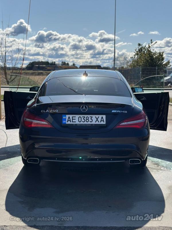 Black Mercedes-Benz CLA-Class 2015 in Tallinn, with an engine capacity of 2.00 L and mileage of 121 thousand km for 12500 €, photo 3 on AUTOMOTO.COM.LV