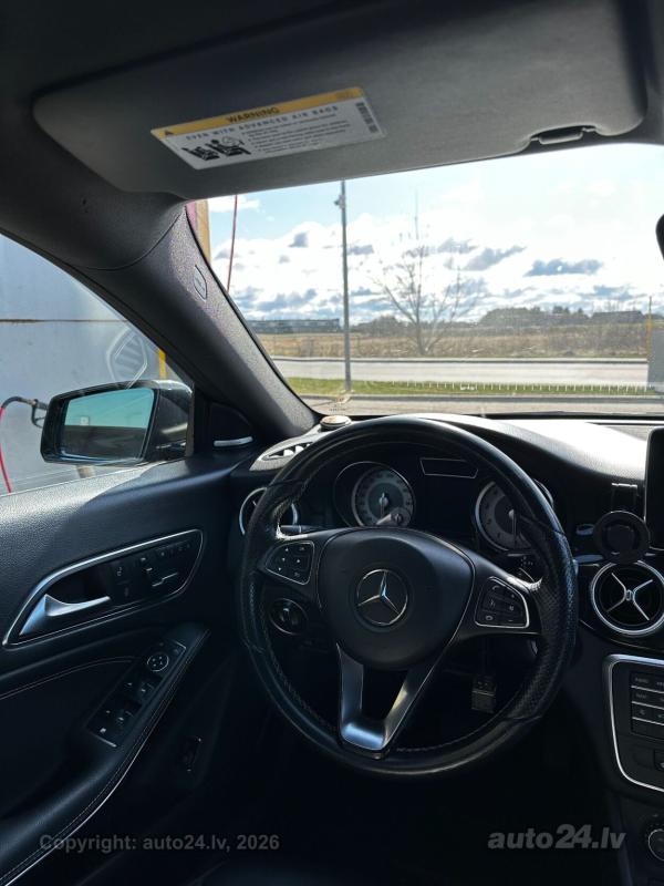 Black Mercedes-Benz CLA-Class 2015 in Tallinn, with an engine capacity of 2.00 L and mileage of 121 thousand km for 12500 €, photo 8 on AUTOMOTO.COM.LV