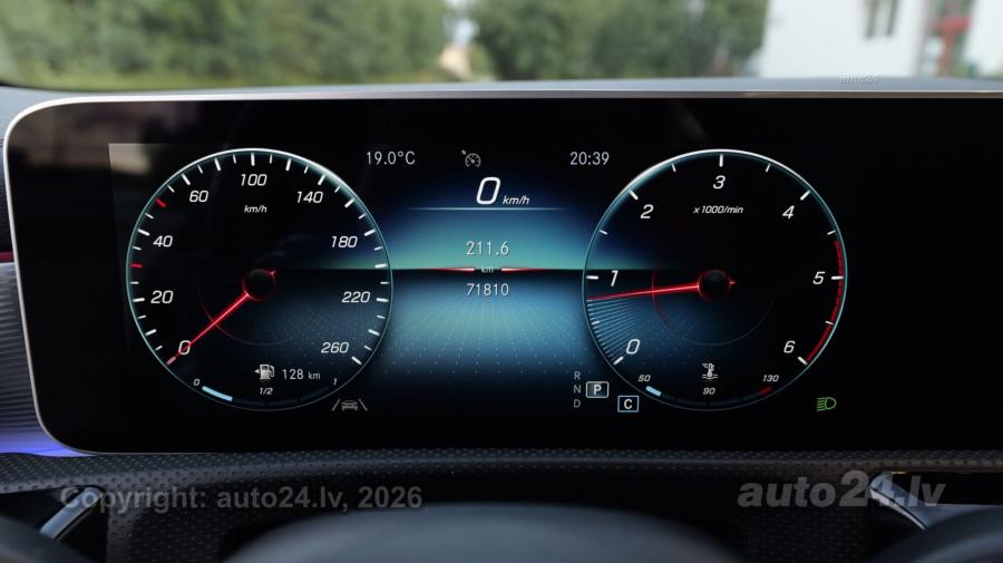 Black Mercedes-Benz CLA-Class 2020 in Tallinn, with an engine capacity of 2.00 L and mileage of 72 thousand km for 32000 €, photo 24 on AUTOMOTO.COM.LV