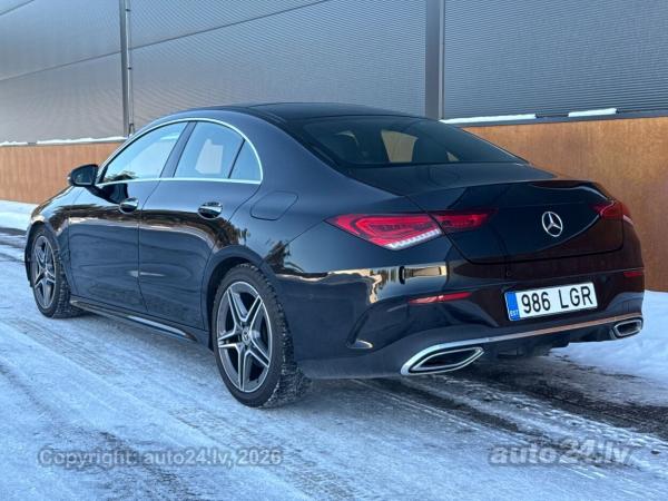 Black Mercedes-Benz CLA-Class 2021 in Tallinn, with an engine capacity of 1.30 L and mileage of 57 thousand km for 28900 €, photo 4 on AUTOMOTO.COM.LV