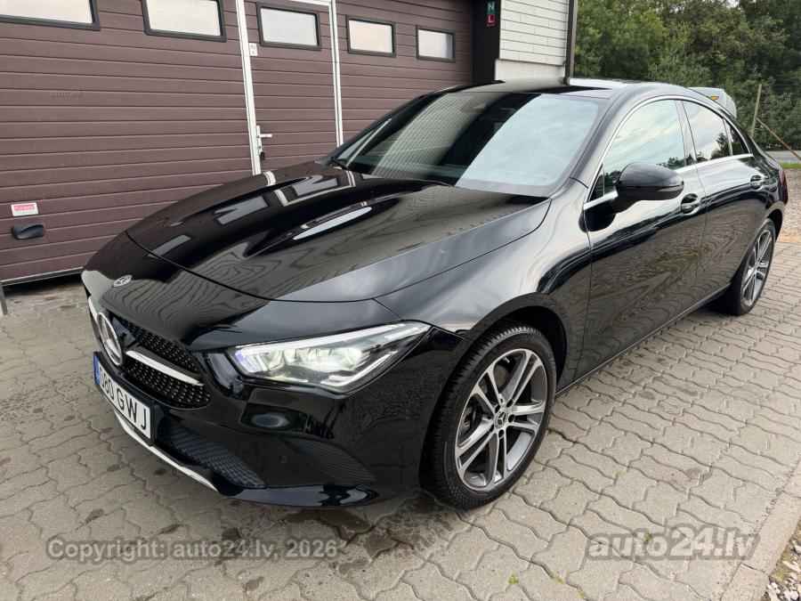 Black Mercedes-Benz CLA-Class 2022 in Voru, with an engine capacity of 1.30 L and mileage of 42 thousand km for 26900 €, photo 1 on AUTOMOTO.COM.LV