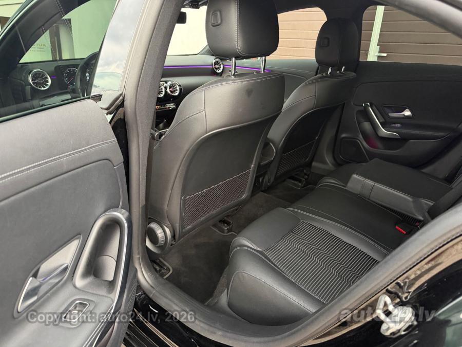 Black Mercedes-Benz CLA-Class 2022 in Voru, with an engine capacity of 1.30 L and mileage of 42 thousand km for 26900 €, photo 9 on AUTOMOTO.COM.LV