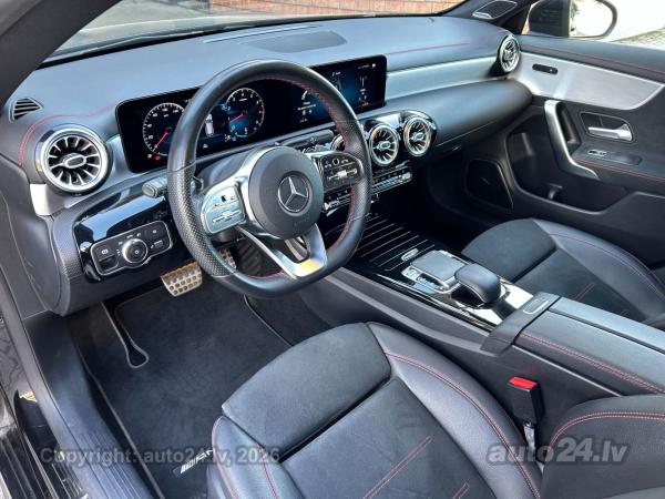 Black Mercedes-Benz CLA-Class 2020 in Tallinn, with an engine capacity of 2.00 L and mileage of 49 thousand km for 26900 €, photo 7 on AUTOMOTO.COM.LV