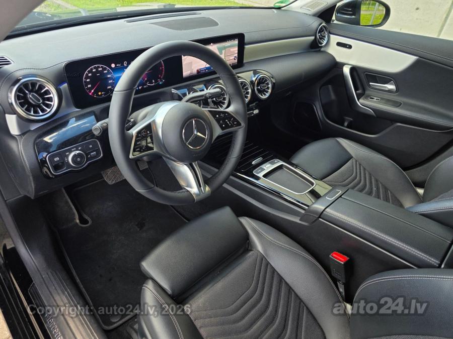 Black Mercedes-Benz CLA-Class 2023 in Viljandi, with an engine capacity of 2.00 L and mileage of 100 thousand km for 29999 €, photo 13 on AUTOMOTO.COM.LV