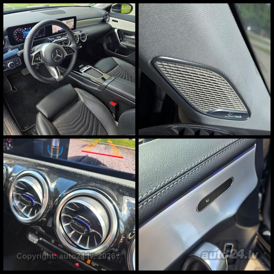 Black Mercedes-Benz CLA-Class 2023 in Viljandi, with an engine capacity of 2.00 L and mileage of 100 thousand km for 29999 €, photo 18 on AUTOMOTO.COM.LV