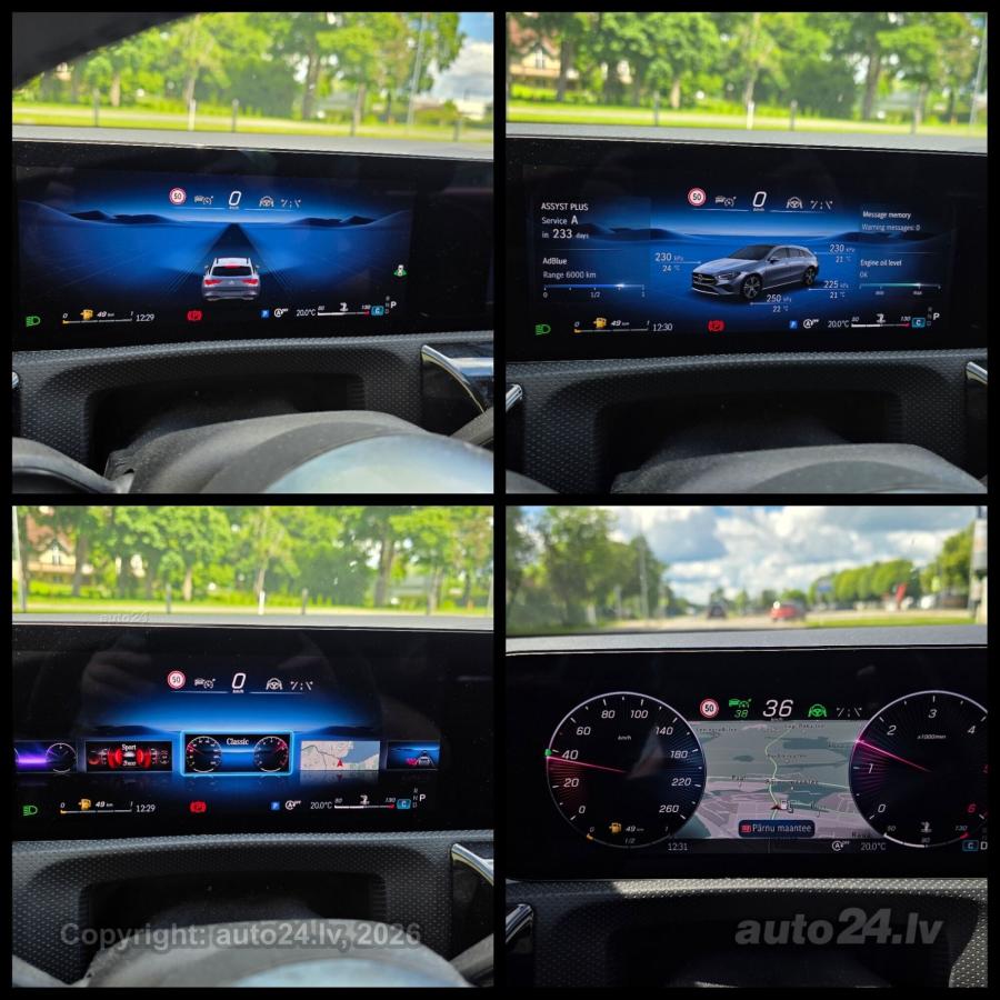 Black Mercedes-Benz CLA-Class 2023 in Viljandi, with an engine capacity of 2.00 L and mileage of 100 thousand km for 29999 €, photo 21 on AUTOMOTO.COM.LV
