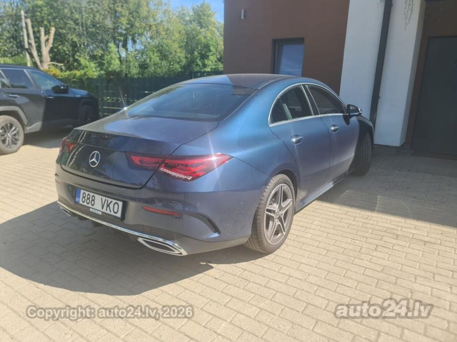Blue Mercedes-Benz CLA-Class 2021 in Tallinn, with an engine capacity of 1.30 L and mileage of 62 thousand km for 29500 €, photo 2 on AUTOMOTO.COM.LV