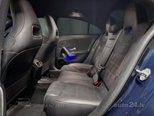 Blue Mercedes-Benz CLA-Class 2021 in Tallinn, with an engine capacity of 1.30 L and mileage of 64 thousand km for 27900 €, photo 9 on AUTOMOTO.COM.LV