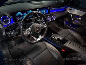 Blue Mercedes-Benz CLA-Class 2021 in Tallinn, with an engine capacity of 1.30 L and mileage of 64 thousand km for 27900 €, photo 5 on AUTOMOTO.COM.LV
