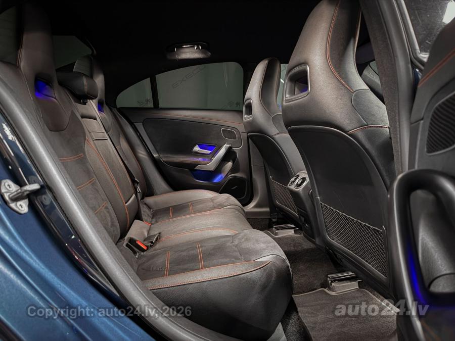 Blue Mercedes-Benz CLA-Class 2021 in Tallinn, with an engine capacity of 1.30 L and mileage of 64 thousand km for 27900 €, photo 13 on AUTOMOTO.COM.LV