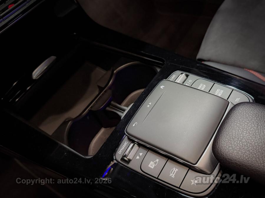 Blue Mercedes-Benz CLA-Class 2021 in Tallinn, with an engine capacity of 1.30 L and mileage of 64 thousand km for 27900 €, photo 15 on AUTOMOTO.COM.LV