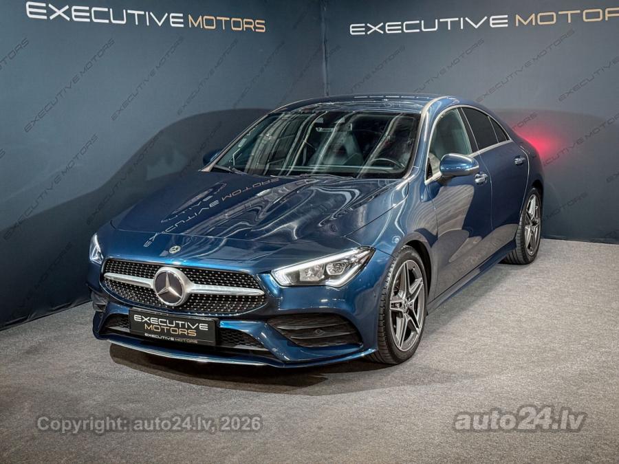 Blue Mercedes-Benz CLA-Class 2021 in Tallinn, with an engine capacity of 1.30 L and mileage of 64 thousand km for 27900 €, photo 20 on AUTOMOTO.COM.LV