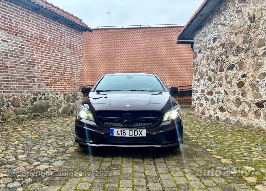 Brown Mercedes-Benz CLA-Class 2015 in Tartu, with an engine capacity of 1.60 L and mileage of 142 thousand km for 15200 €, photo 4 on AUTOMOTO.COM.LV