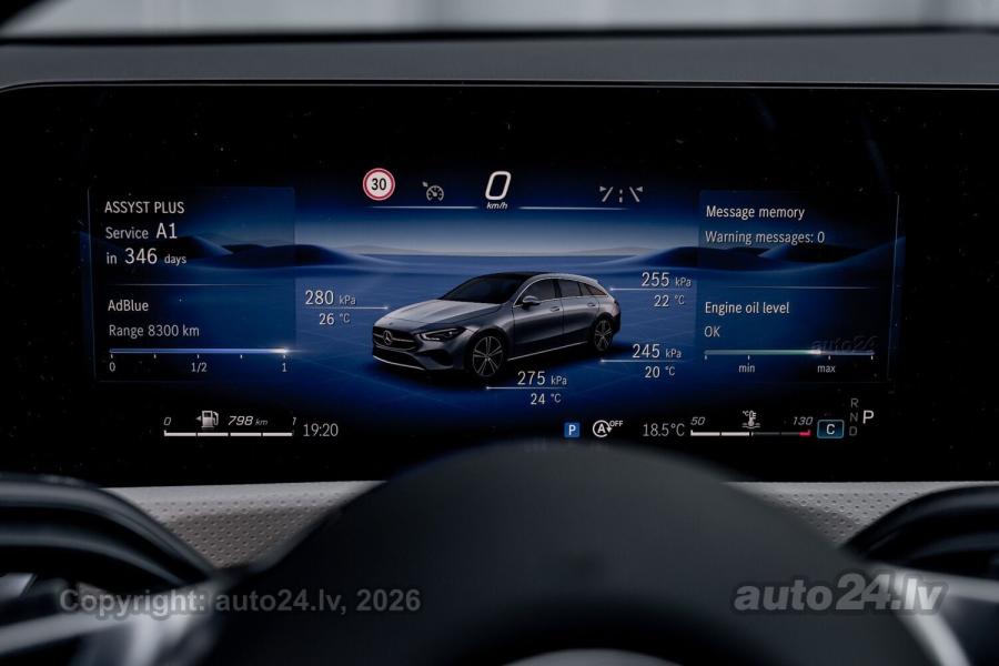 Brūns Mercedes-Benz CLA-Class 2024 Pērnava, ar dzinēja tilpumu 2.00 L un nobraukumu 49 tūkst. km par 32900 €, foto 21 vietnē AUTOMOTO.COM.LV