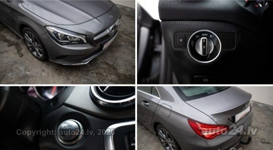 Pelēks Mercedes-Benz CLA-Class 2017 Tallina, ar dzinēja tilpumu 1.60 L un nobraukumu 104 tūkst. km par 17900 €, foto 6 vietnē AUTOMOTO.COM.LV