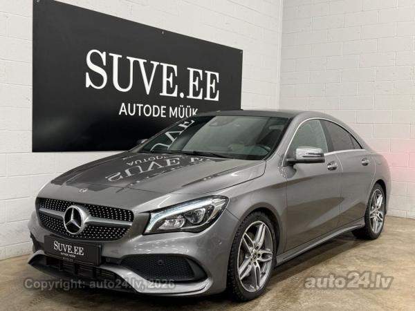 Grey Mercedes-Benz CLA-Class 2018 in Tallinn, with an engine capacity of 2.00 L and mileage of 57 thousand km for 19995 €, photo 1 on AUTOMOTO.COM.LV