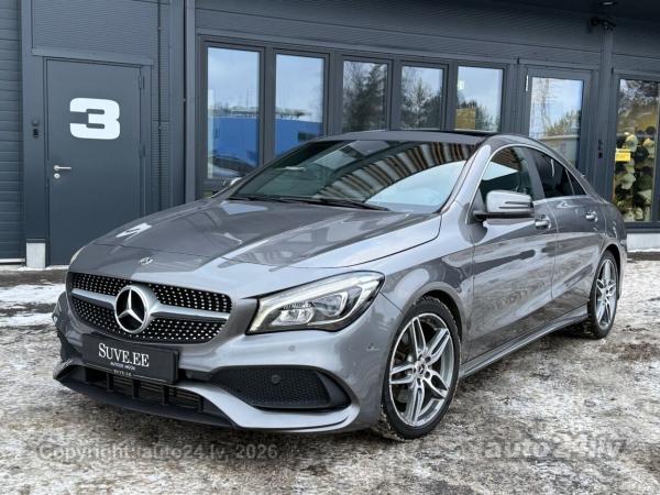 Grey Mercedes-Benz CLA-Class 2018 in Tallinn, with an engine capacity of 2.00 L and mileage of 57 thousand km for 19995 €, photo 2 on AUTOMOTO.COM.LV
