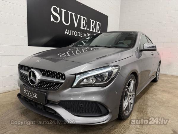 Grey Mercedes-Benz CLA-Class 2018 in Tallinn, with an engine capacity of 2.00 L and mileage of 57 thousand km for 19995 €, photo 3 on AUTOMOTO.COM.LV