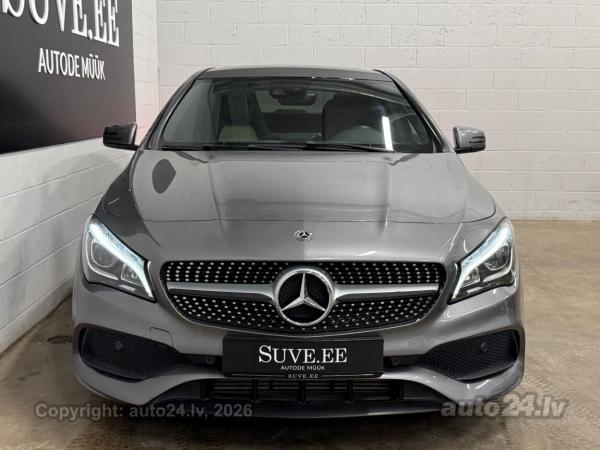 Grey Mercedes-Benz CLA-Class 2018 in Tallinn, with an engine capacity of 2.00 L and mileage of 57 thousand km for 19995 €, photo 4 on AUTOMOTO.COM.LV