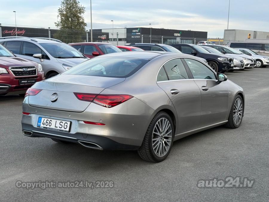 Grey Mercedes-Benz CLA-Class 2019 in Tallinn, with an engine capacity of 1.50 L and mileage of 119 thousand km for 22990 €, photo 3 on AUTOMOTO.COM.LV