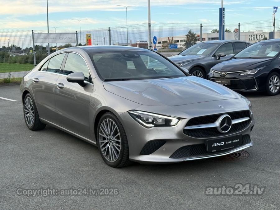 Grey Mercedes-Benz CLA-Class 2019 in Tallinn, with an engine capacity of 1.50 L and mileage of 119 thousand km for 22990 €, photo 4 on AUTOMOTO.COM.LV