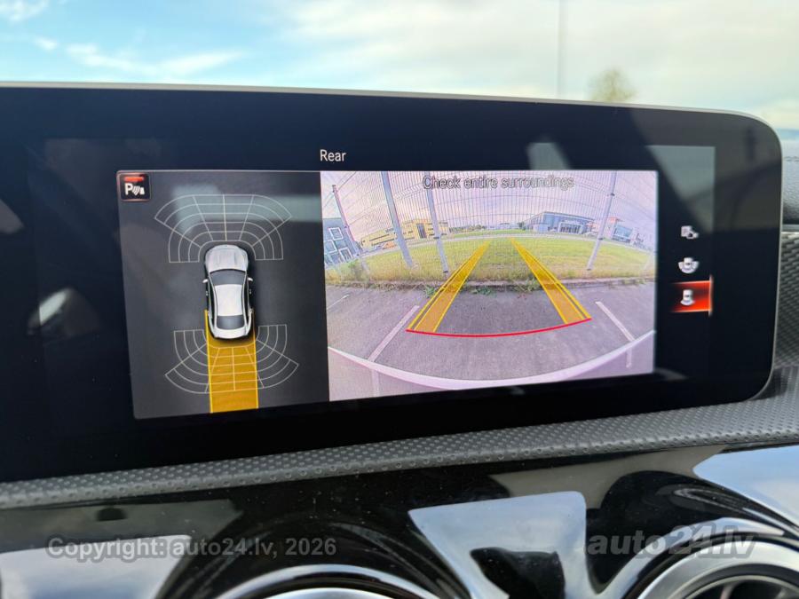 Grey Mercedes-Benz CLA-Class 2019 in Tallinn, with an engine capacity of 1.50 L and mileage of 119 thousand km for 22990 €, photo 14 on AUTOMOTO.COM.LV