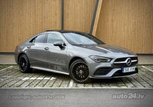Grey Mercedes-Benz CLA-Class 2020 in Tallinn, with an engine capacity of 1.30 L and mileage of 70 thousand km for 28990 €, photo  on AUTOMOTO.COM.LV