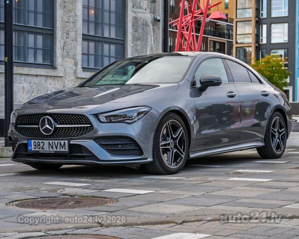 Pelēks Mercedes-Benz CLA-Class 2020 Tallina, ar dzinēja tilpumu 1.30 L un nobraukumu 99 tūkst. km par 27900 €, foto 1 vietnē AUTOMOTO.COM.LV