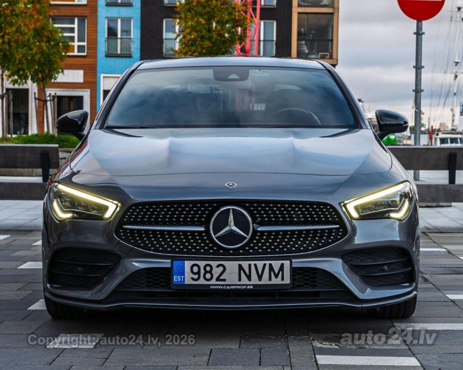 Pelēks Mercedes-Benz CLA-Class 2020 Tallina, ar dzinēja tilpumu 1.30 L un nobraukumu 99 tūkst. km par 27900 €, foto 3 vietnē AUTOMOTO.COM.LV
