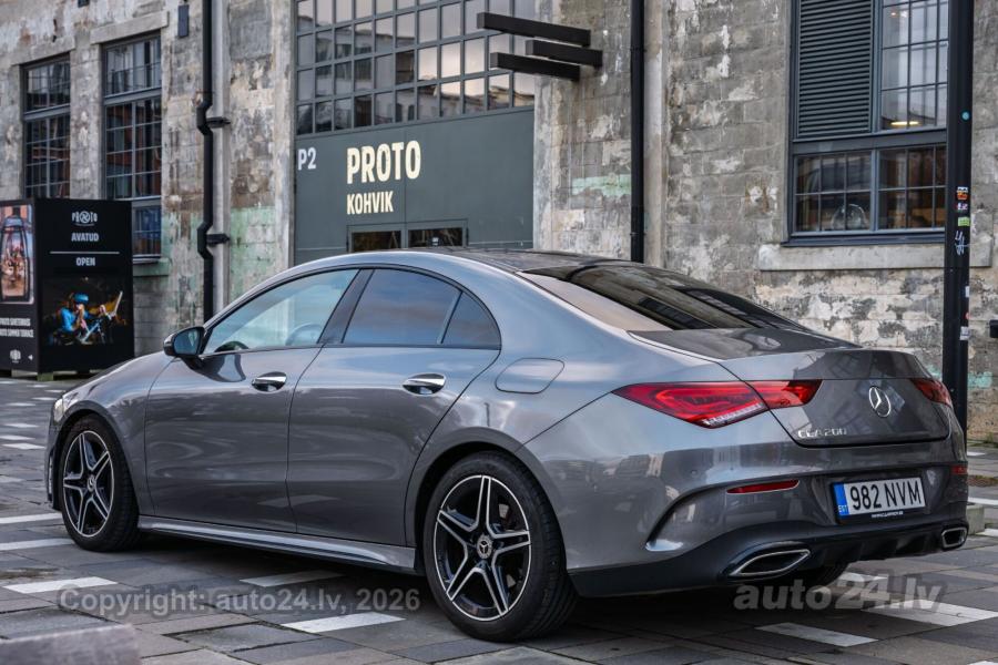 Pelēks Mercedes-Benz CLA-Class 2020 Tallina, ar dzinēja tilpumu 1.30 L un nobraukumu 99 tūkst. km par 27900 €, foto 5 vietnē AUTOMOTO.COM.LV